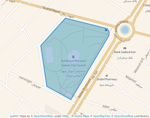 Bahar Park in Borujerd | Map and Routes