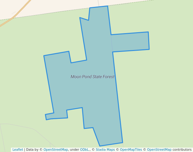 Moon Pond State Forest in Ellenburg Depot | Map and Routes