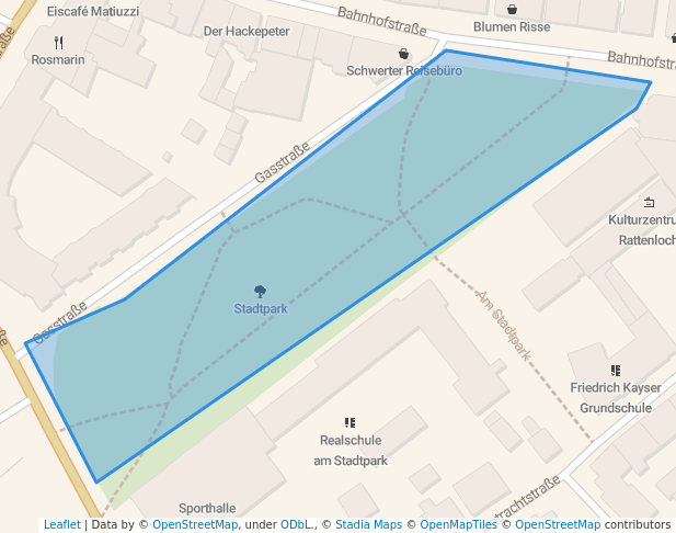Stadtpark in Schwerte | Map and Routes