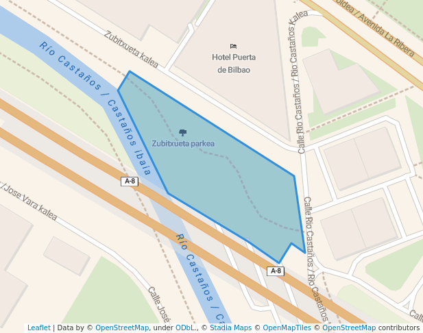 Zubitxueta parkea in Barakaldo | Map and Routes