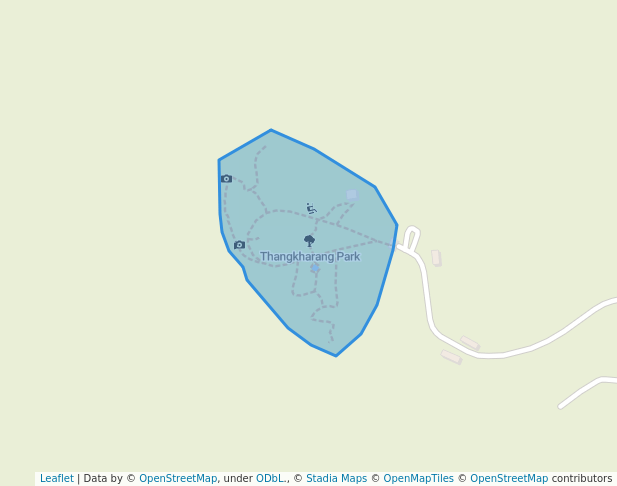 Thangkharang Park in Sohbar | Map and Routes