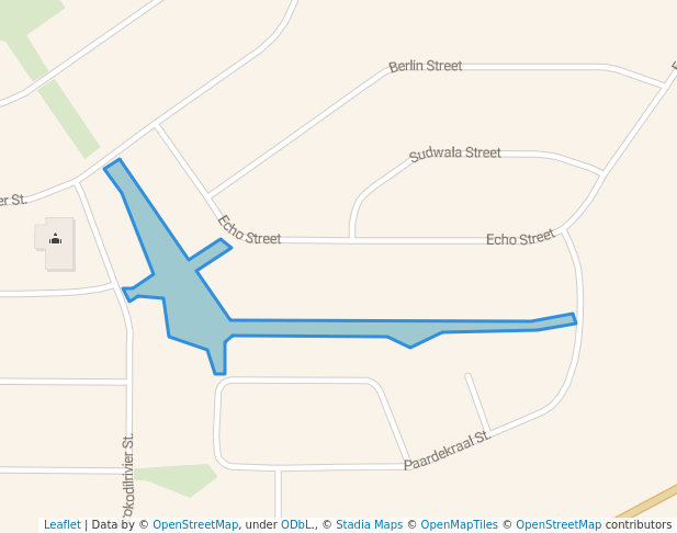 Green Area in Secunda | Map and Routes