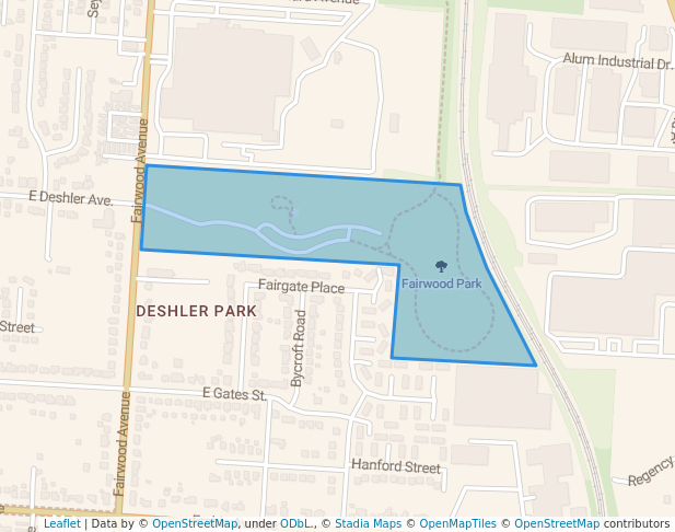 Fairwood Park in Columbus | Map and Routes
