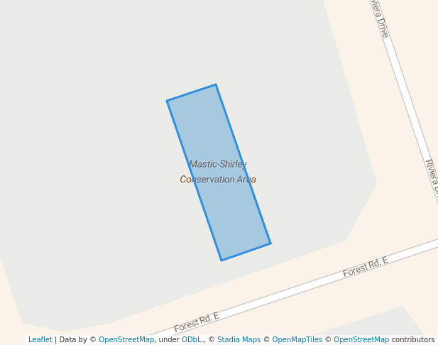 Mastic-Shirley Conservation Area in Mastic Beach | Map and Routes