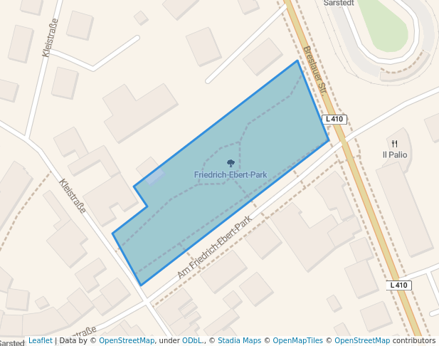 Friedrich-Ebert-Park in Sarstedt | Map and Routes