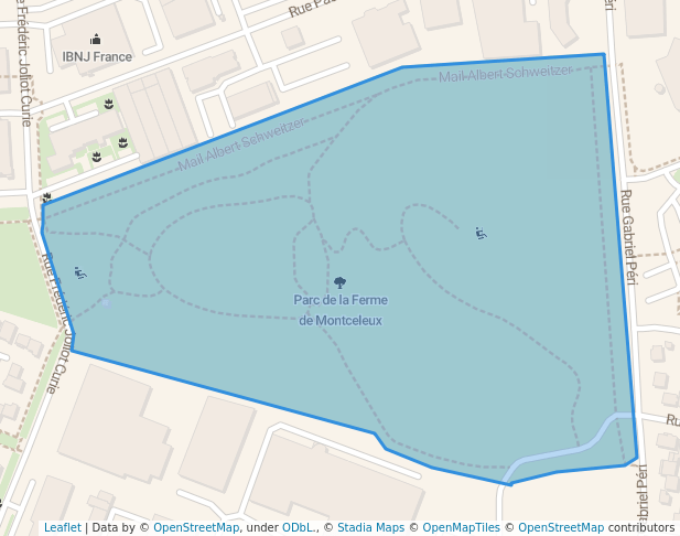 Parc de la Ferme de Montceleux in Sevran | Map and Routes