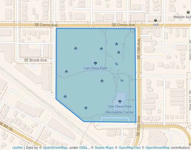 Van Cleve Park in Minneapolis | Map and Routes