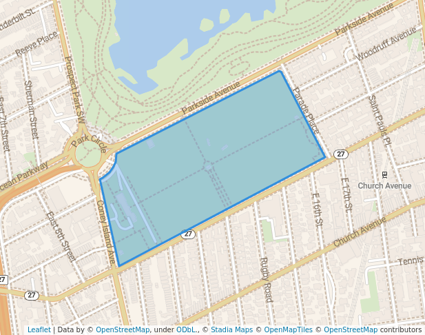 Prospect Park Parade Ground in New York | Map and Routes