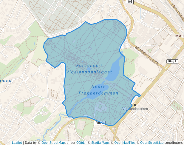 Frogner Park in Oslo | Map and Routes