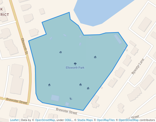 Ellsworth Park in Bridgeport | Map and Routes