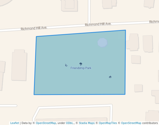 Friendship Park in Stamford | Map and Routes