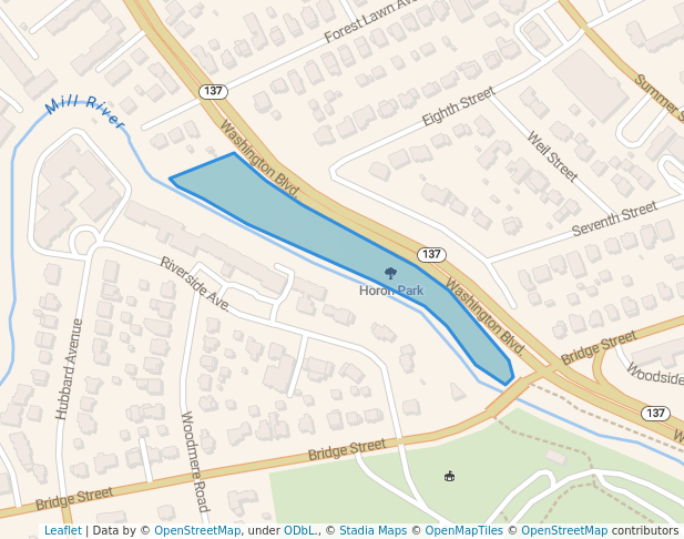 Horon Park in Stamford | Map and Routes