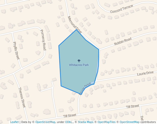 Whitacres Park in Enfield | Map and Routes