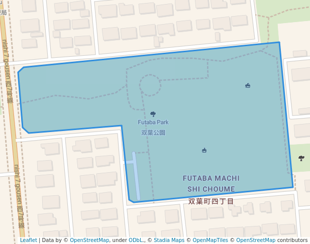 Futaba Park in Kitami | Map and Routes