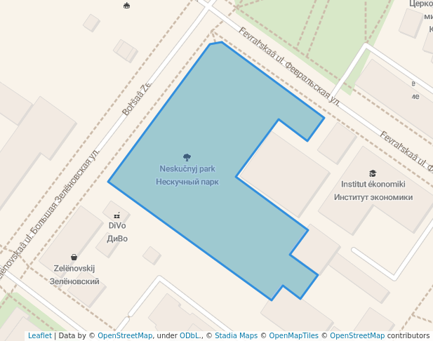 Нескучный парк in Podolsk | Map and Routes