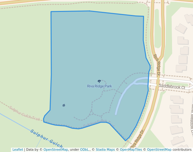 Riva Ridge Park in Parker | Map and Routes