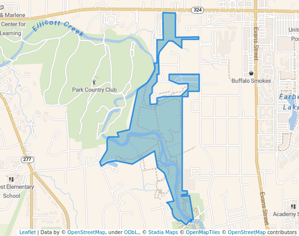 Amherst State Park in Buffalo | Map and Routes