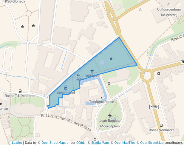 Bruulpark in Ronse | Map and Routes