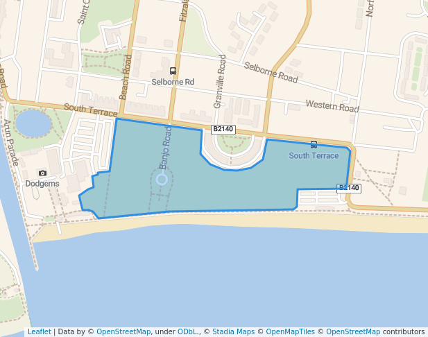 The Green in Littlehampton | Map and Routes