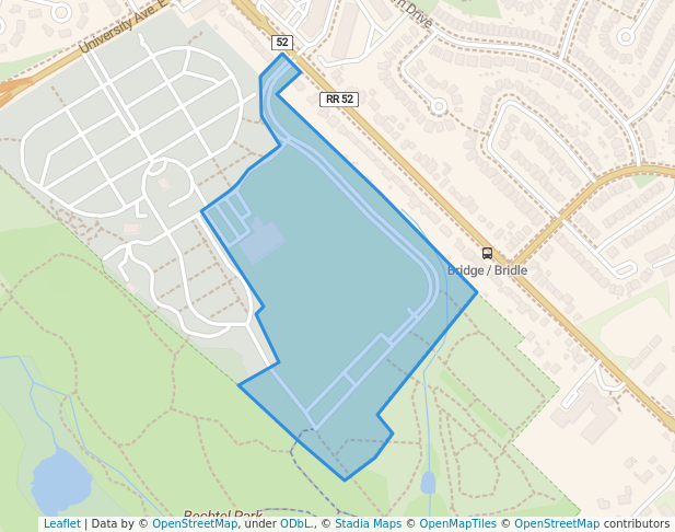 Bechtel Park in Waterloo | Map and Routes