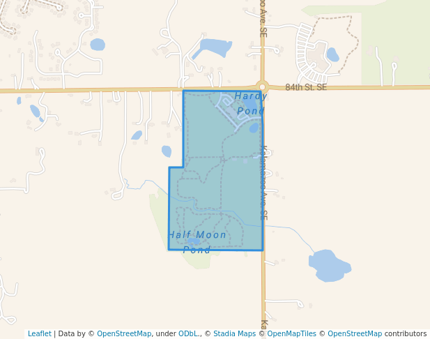 Prairie Wolf Park in Caledonia | Map and Routes