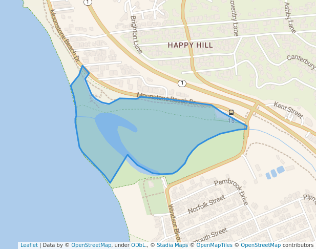 Moon Stone Beach Park in Cambria | Map and Routes