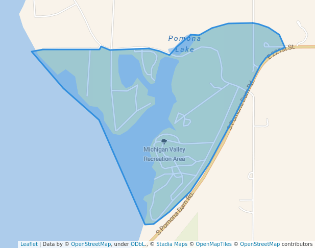Michigan Valley Recreation Area in Quenemo | Map and Routes