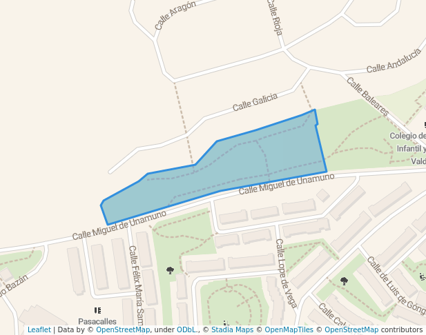 Parque Oeste in Algete | Map and Routes