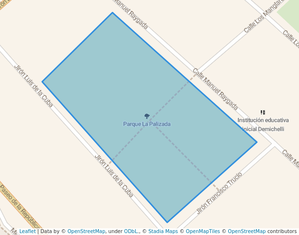 Parque La Palizada in Chorrillos | Map and Routes