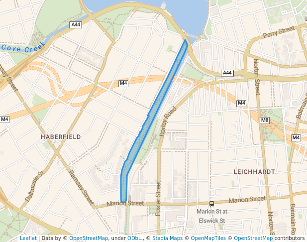 Richard Murden Reserve in Haberfield | Map and Routes