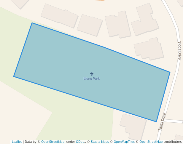 Lions Park in Millbrae | Map and Routes