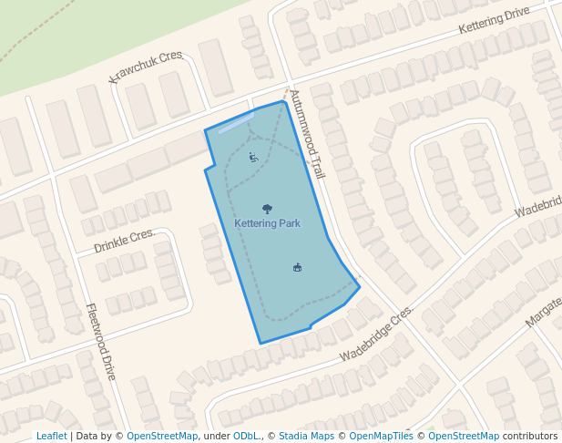 Kettering Park in Oshawa | Map and Routes