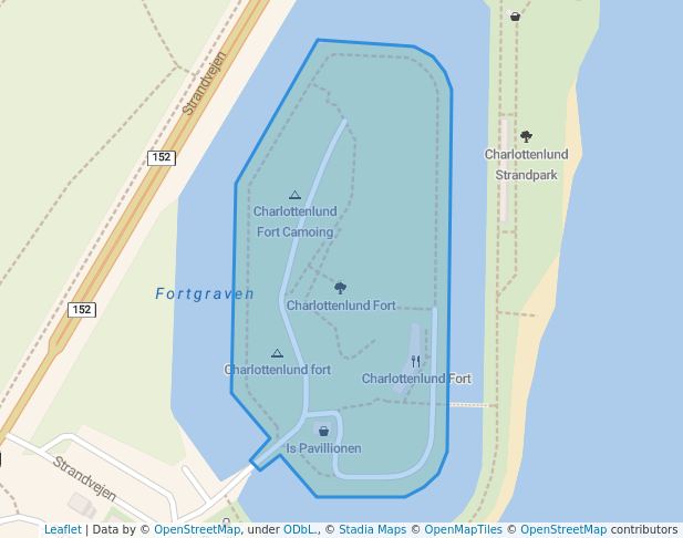 Charlottenlund Fort in Charlottenlund | Map and Routes