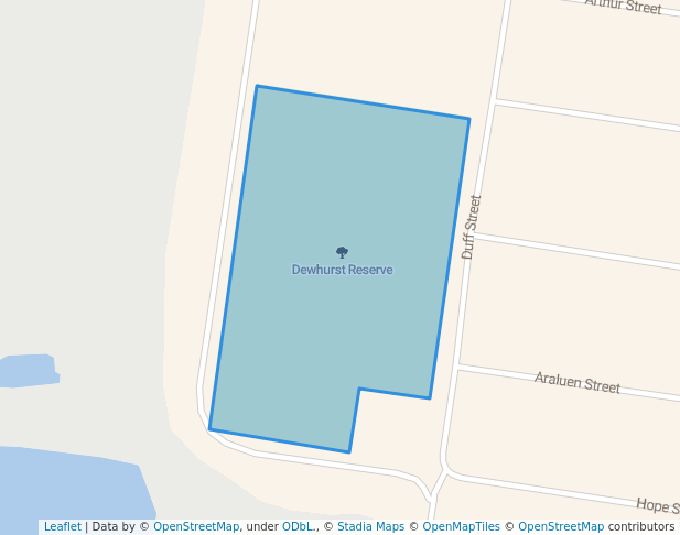 Dewhurst Reserve in Walgett | Map and Routes