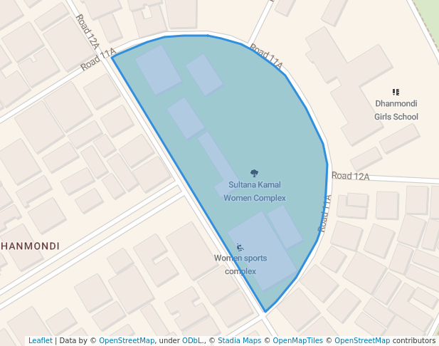 Sultana Kamal Women Complex In Dhaka Map And Routes