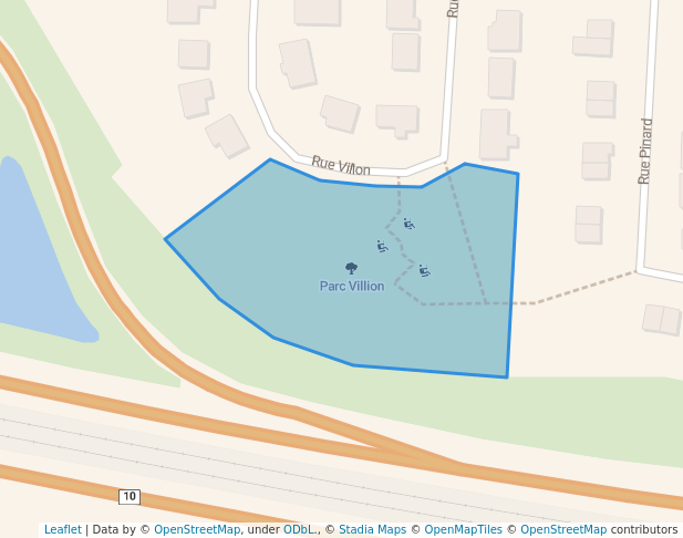 Parc Villion in Brossard | Map and Routes