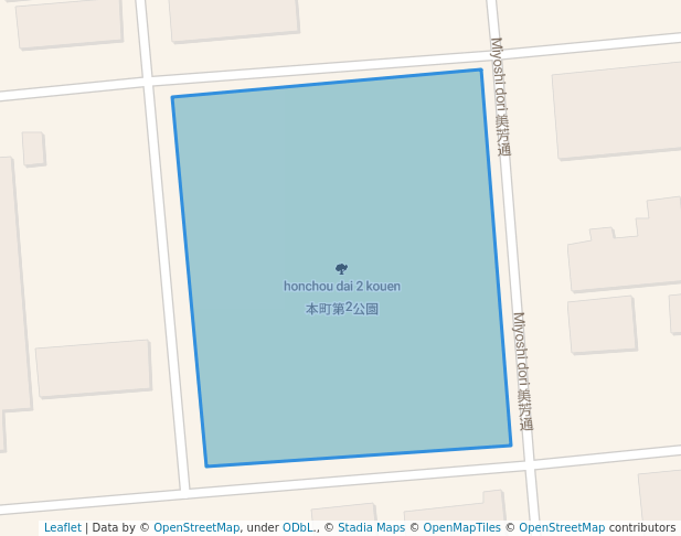 本町第2公園 in Kitami | Map and Routes