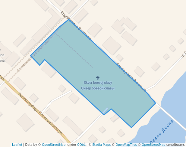 Сквер боевой славы in Yelnya | Map and Routes