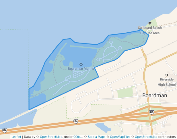 Boardman Marina Park in Boardman | Map and Routes