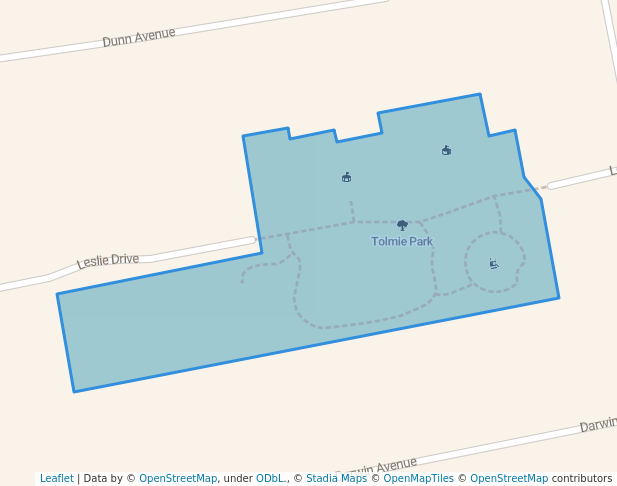 Tolmie Park in Victoria | Map and Routes