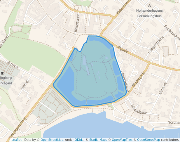 Vordingborg Slotsruin in Vordingborg | Map and Routes