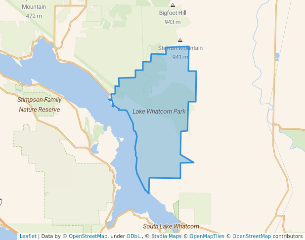 Lake Whatcom Park in Acme | Map and Routes