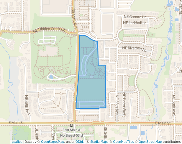 53rd Avenue Community Park in Hillsboro | Map and Routes