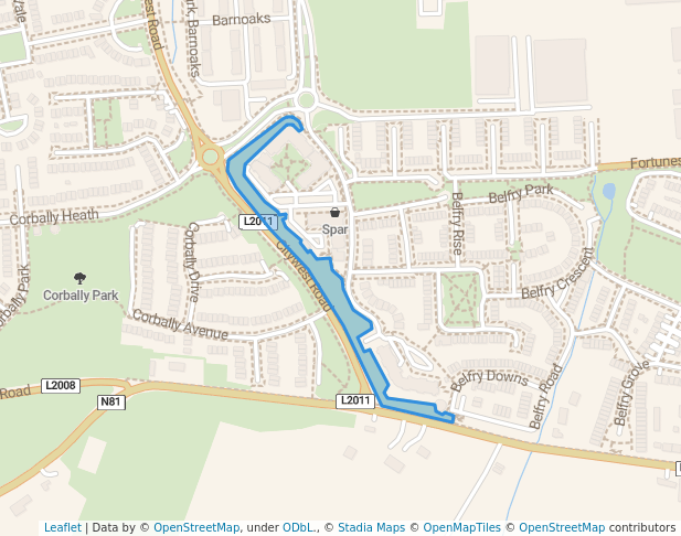 Belfry Meadow in Dublin | Map and Routes