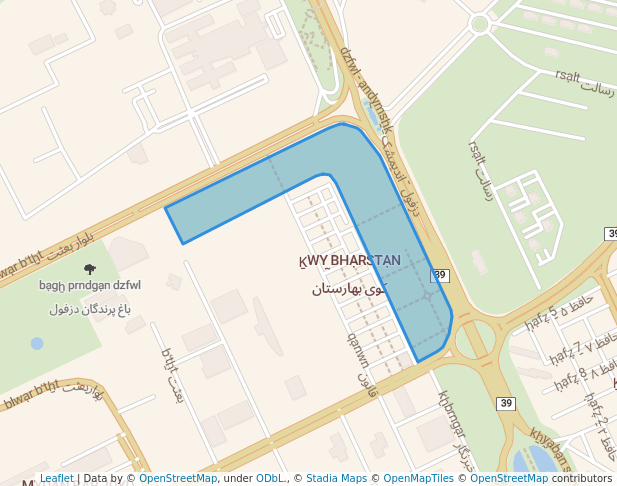 پارک ملت in Dezful | Map and Routes