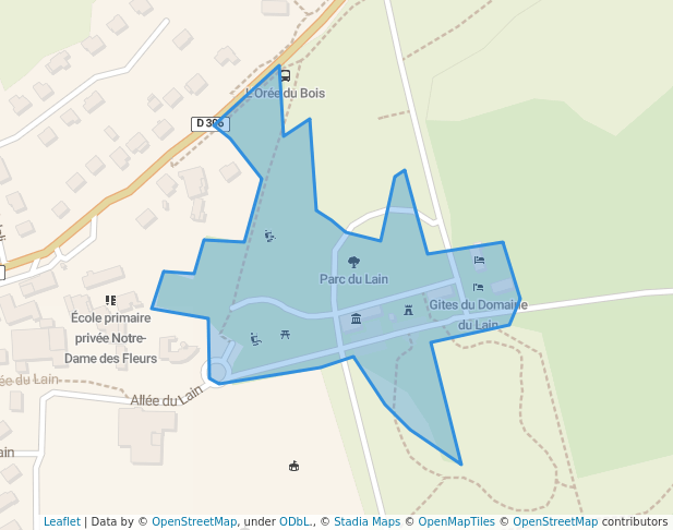 Parc du Lain in Gestel | Map and Routes