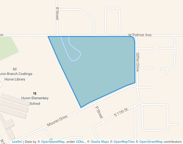 Huron Community Park in Huron | Map and Routes