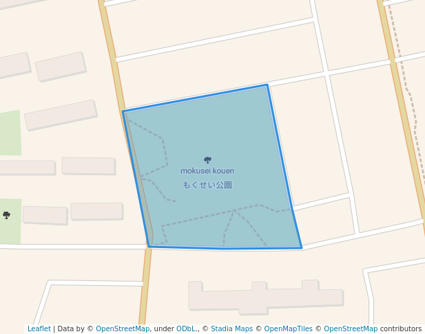 もくせい公園 in Toride | Map and Routes