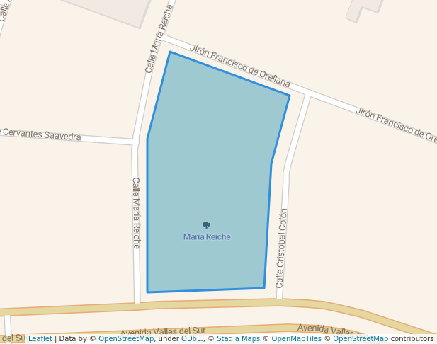 Maria Reiche in Santiago de Surco | Map and Routes