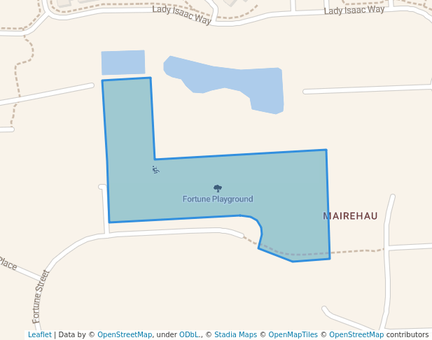 Fortune Playground in Christchurch | Map and Routes